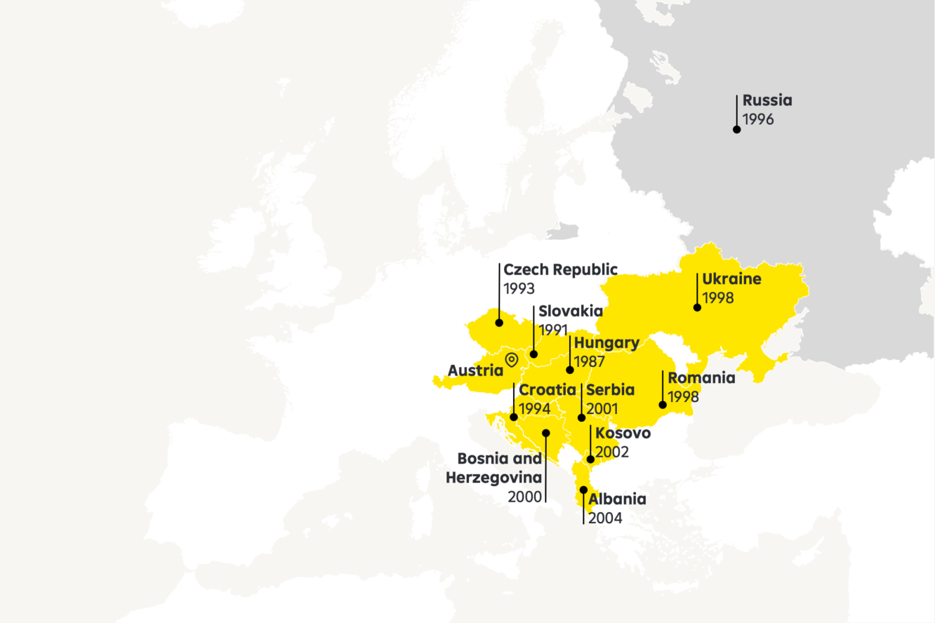Our network | Raiffeisen Bank International AG